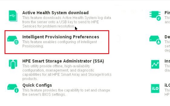 Intelligent Provisioning 언어변경 – (주)서브이즈